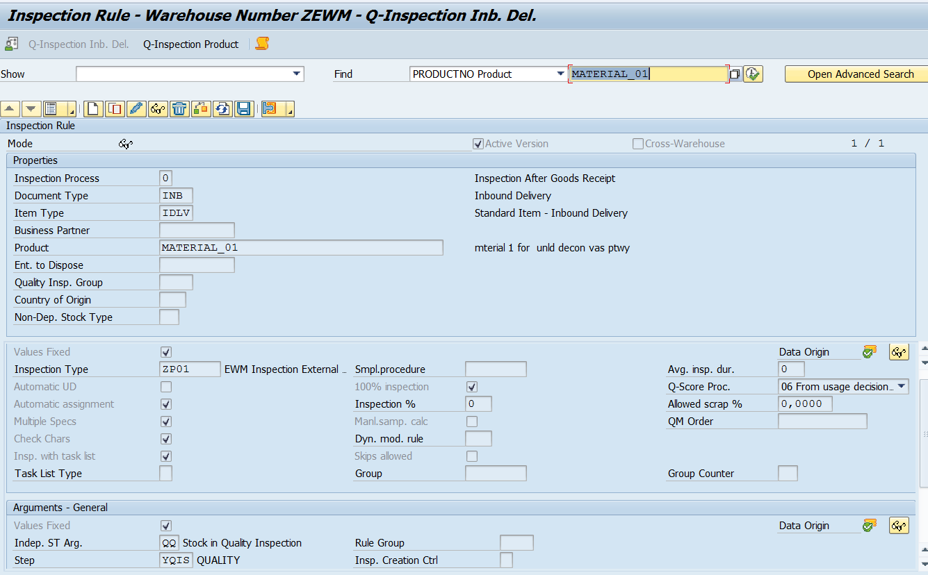 SAP S/4HANA Embedded EWM-QM Integration Setup-1709 - ERP Q&A