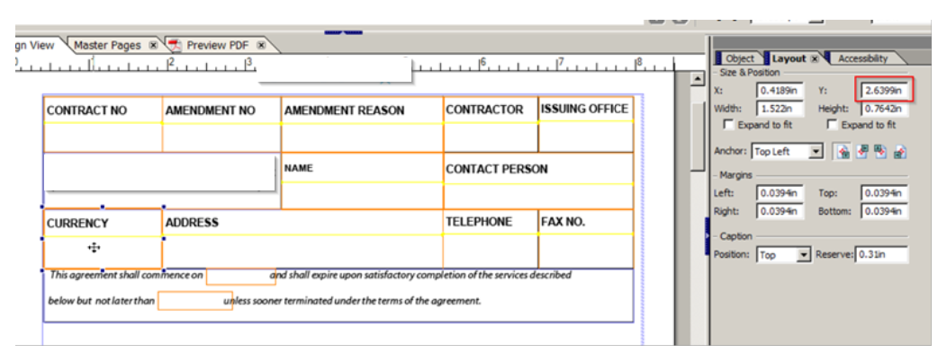 Making Columns And Rows In Proper Manner Length Height And Width In Sap Adobe Form Erp Qanda