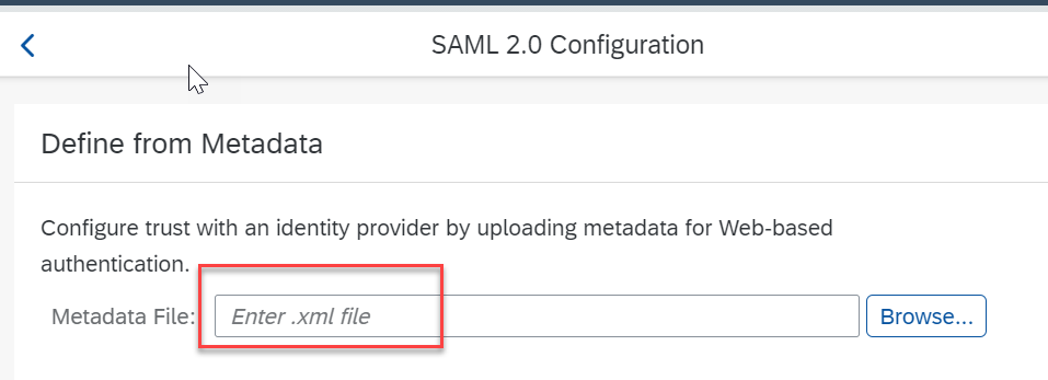 SuccessFactors SSO configuration by integrating SAP Cloud Platform ... SuccessFactors SSO configuration by integrating SAP Cloud Platform ...