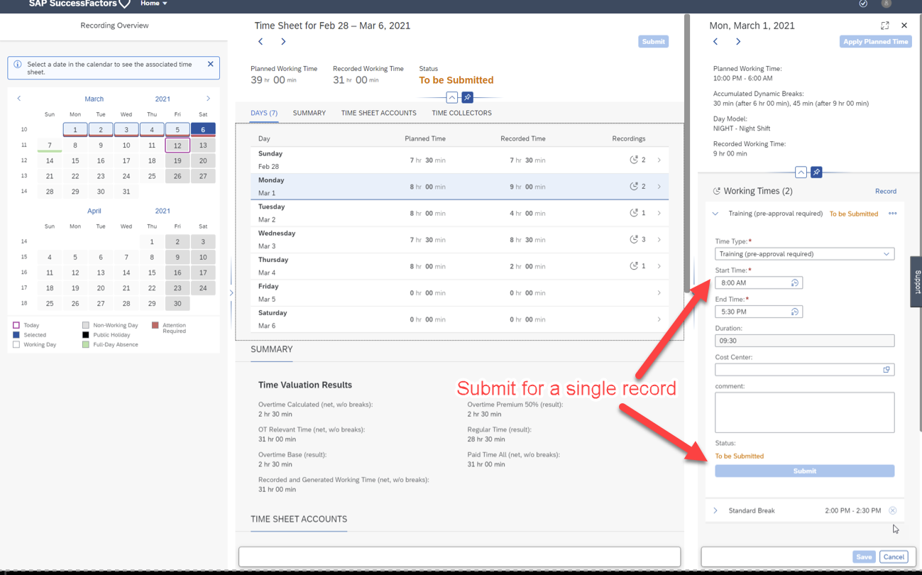 Successfactors Time Management – new features in H1 2021 - ERP Q&A