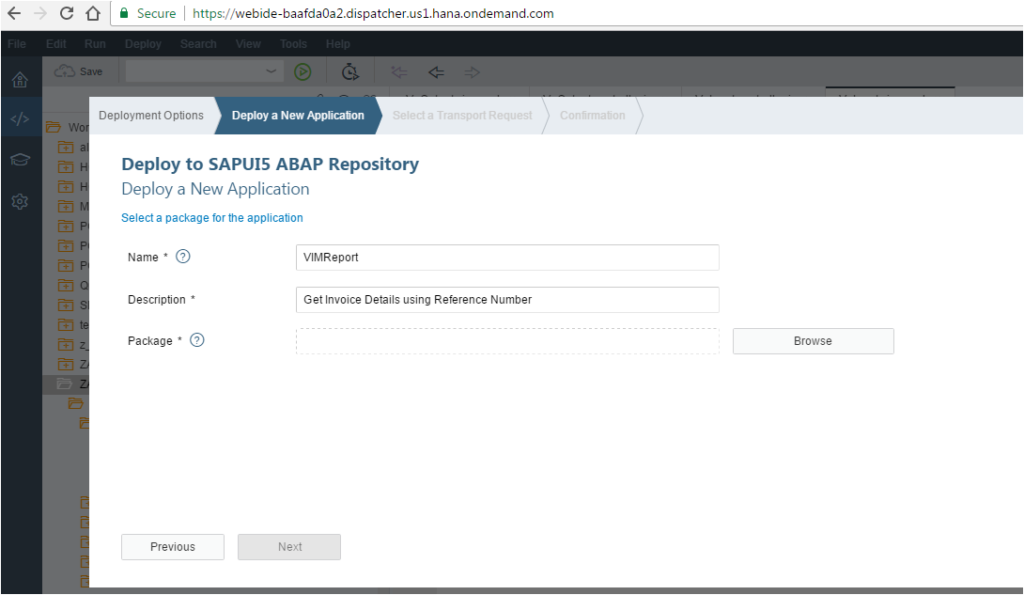 SAPUI5 Tutorial with WebIDE. Part VIII. Deploy my First SAPUI5 App in WebIDE - ERP Q&A