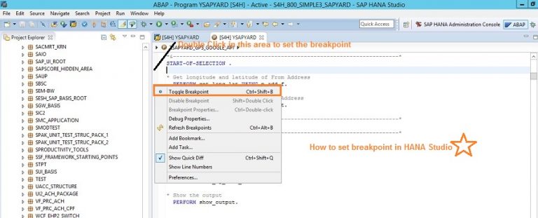 ABAP on SAP HANA. Part III. Debugging in ADT - ERP Q&A