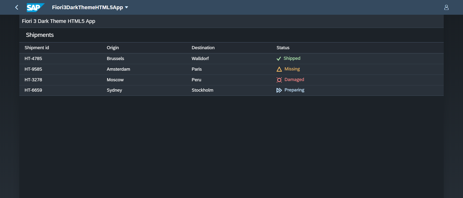 Applying Fiori 3 Dark Theme (SAP Quartz Dark) in UI5 Apps & Fiori ...