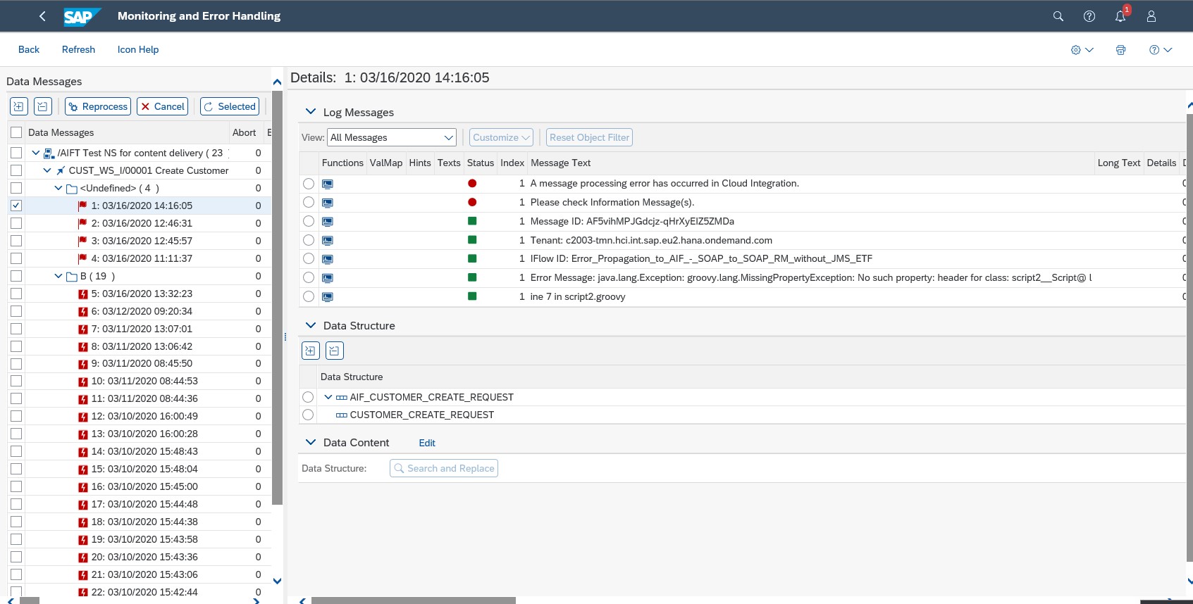 Error Forwarding From Sap Cpi To S4hana Cloud