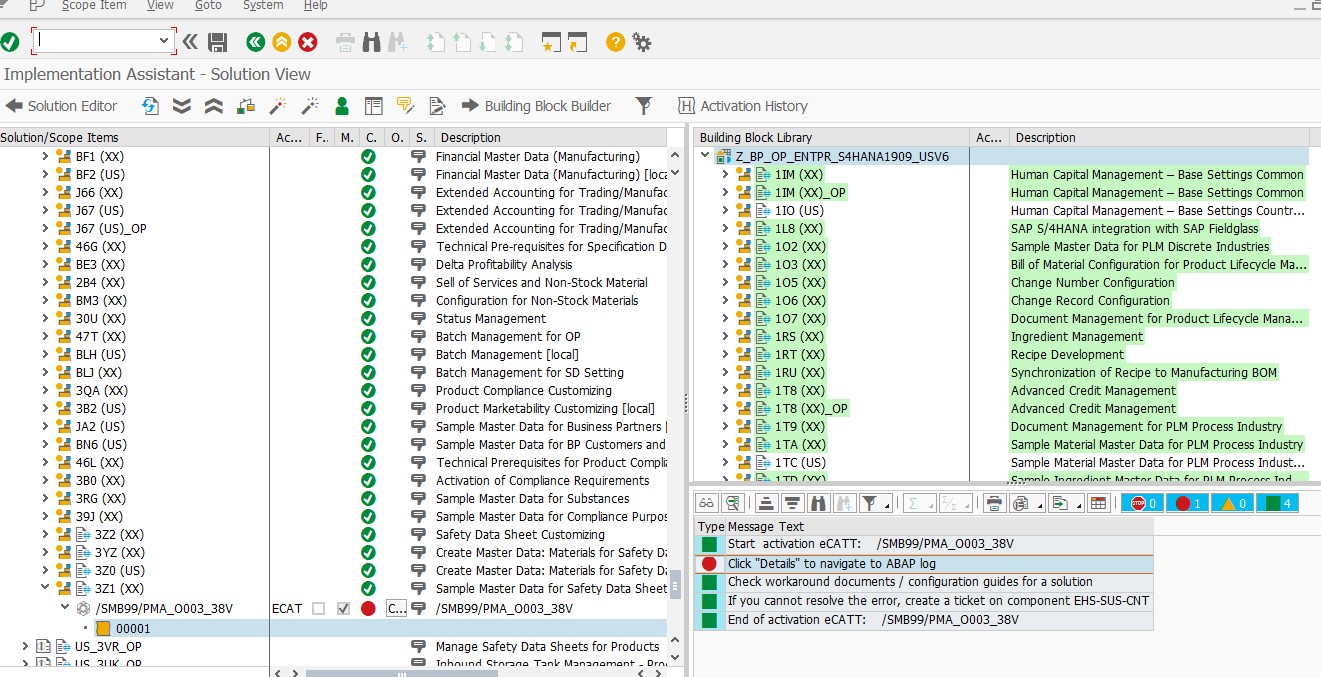 S/4 HANA 1909 SP01 Activation Tips: Best Practices Part-2
