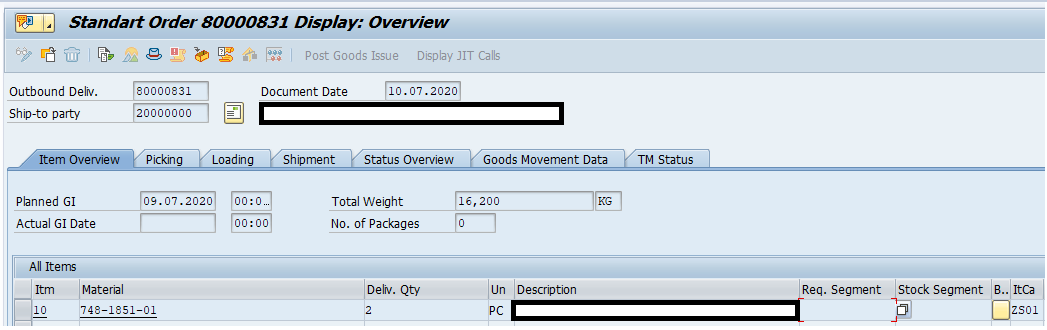 SAP EWM and TM on S/4HANA 1909 – Based on FO-TU & PSHU