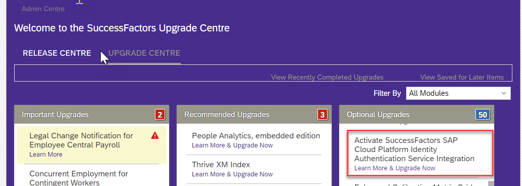 SuccessFactors SSO: SAP Cloud Identity Integration