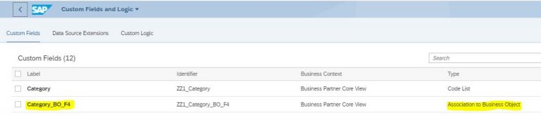 F4 Help for custom fields created using Custom Fields & Logic – InApp Extensibility - ERP Q&A