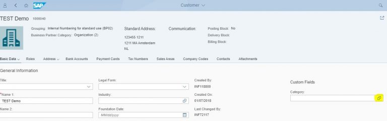 F4 Help for custom fields created using Custom Fields & Logic – InApp Extensibility - ERP Q&A