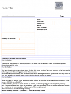 Setting Custom Dunning Notice in SAP S/4HANA Cloud
