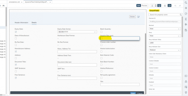 Fiori Elements- (List Report /Object Page)-Enable/Disable/Hide/Unhide input field based on ...