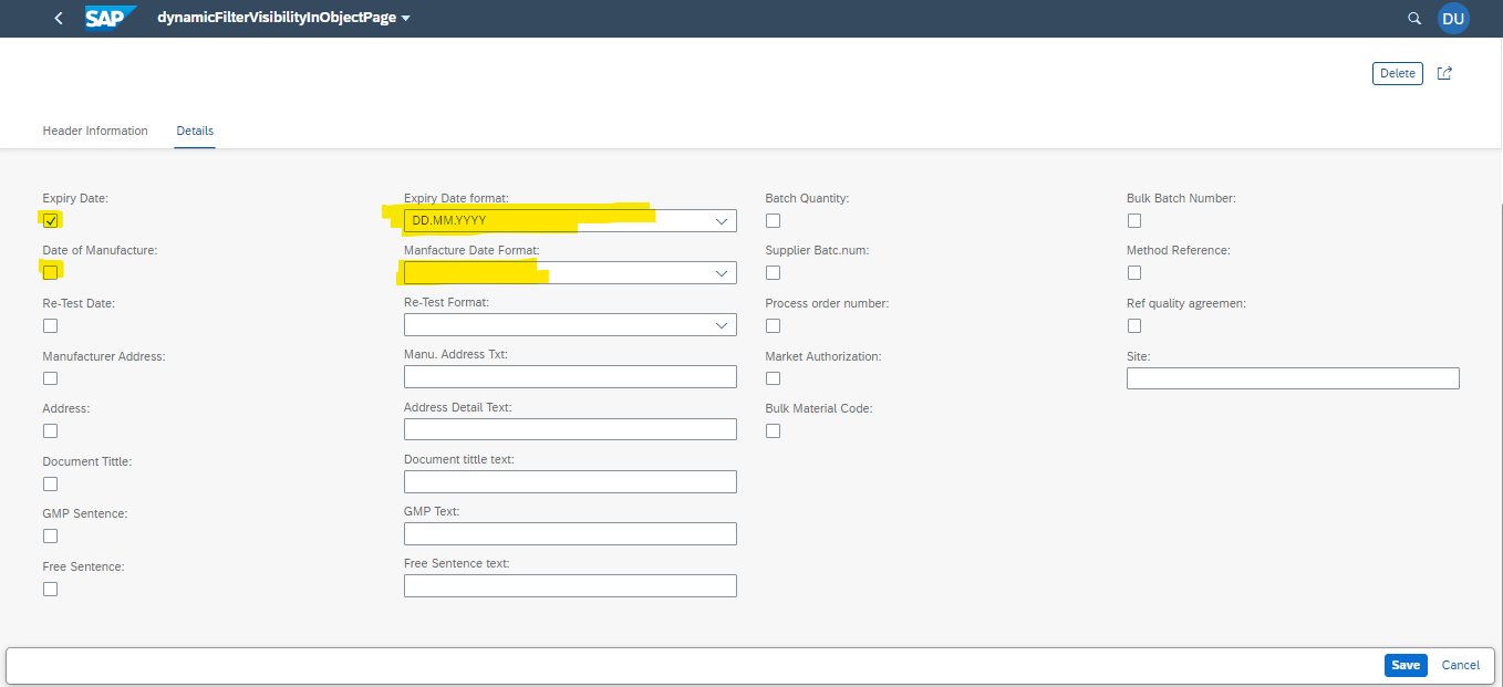Fiori Elements- (List Report /Object Page)-Enable/Disable/Hide/Unhide input field based on ...