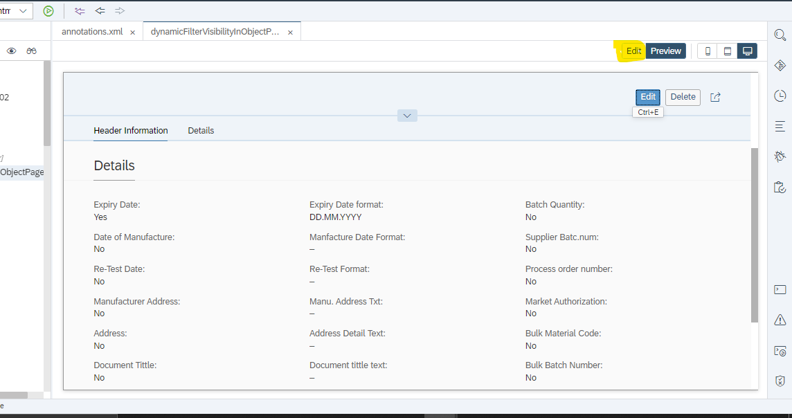 Fiori Elements- (List Report /Object Page)-Enable/Disable/Hide/Unhide input field based on ...