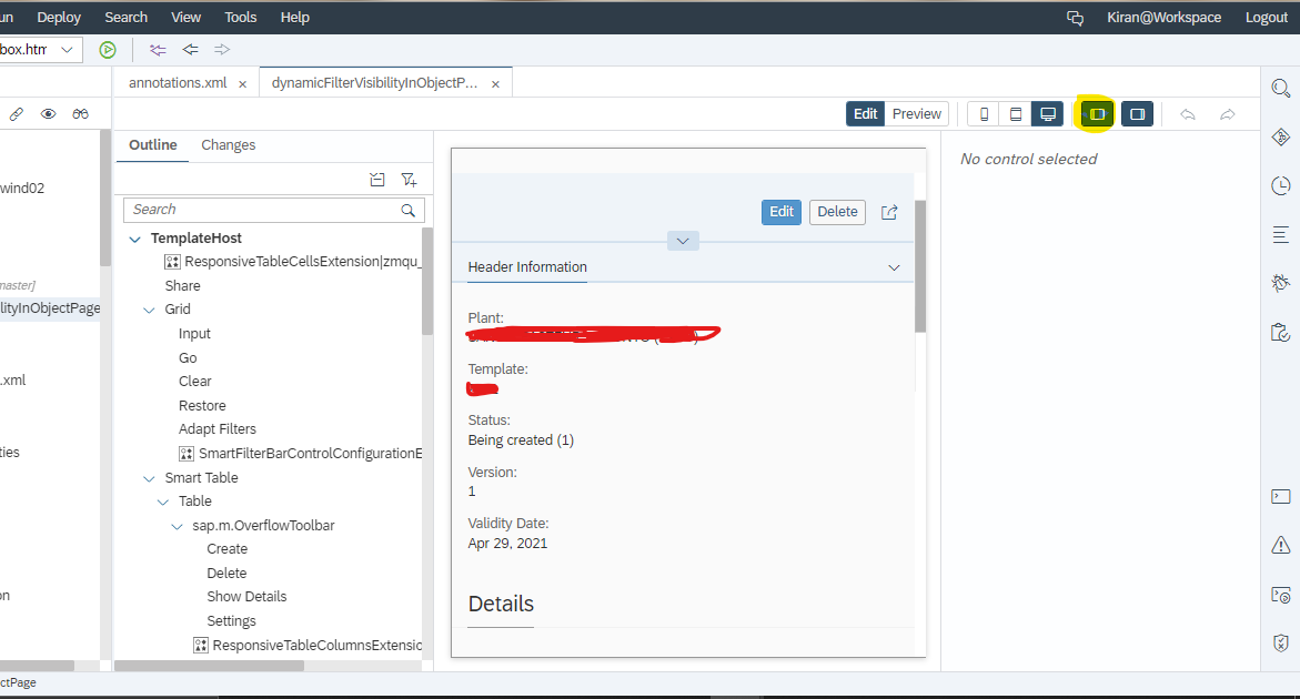 Control Fiori Input Fields Dynamically With Visual Editor