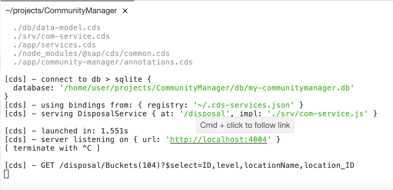 Crafting Business Service with CDS and Node.js