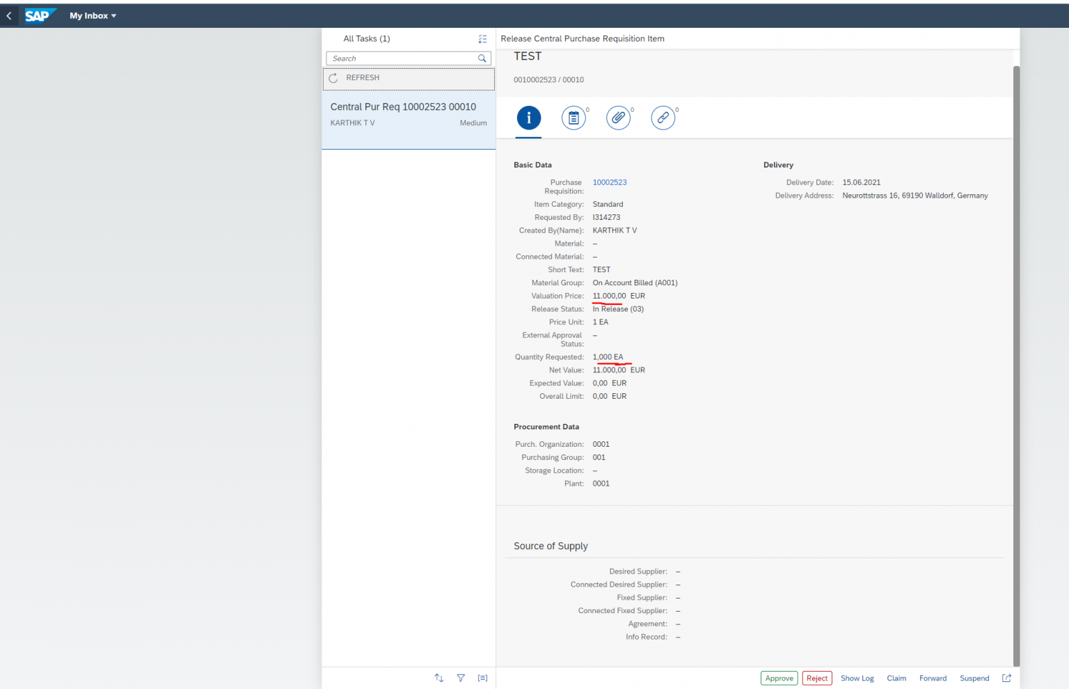 Streamlining Workflow:Central Procurement Requisition Completion