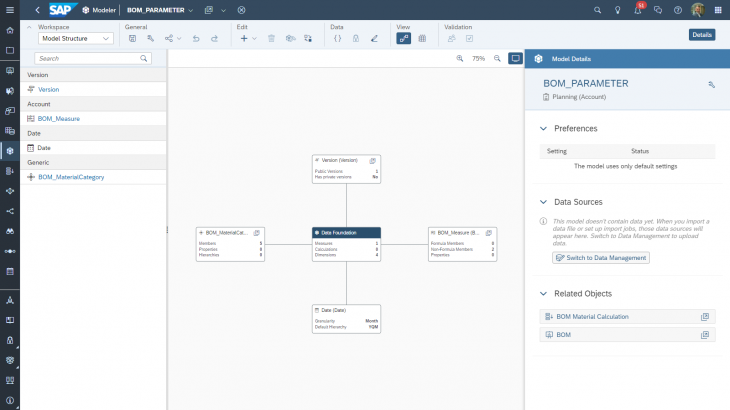 SAP Analytics Cloud Planning: BOM & Material Cost Simulation Guide
