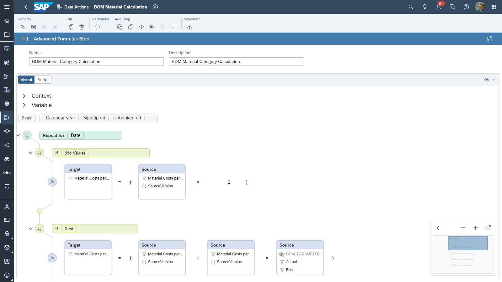 SAP Analytics Cloud Planning: BOM & Material Cost Simulation Guide
