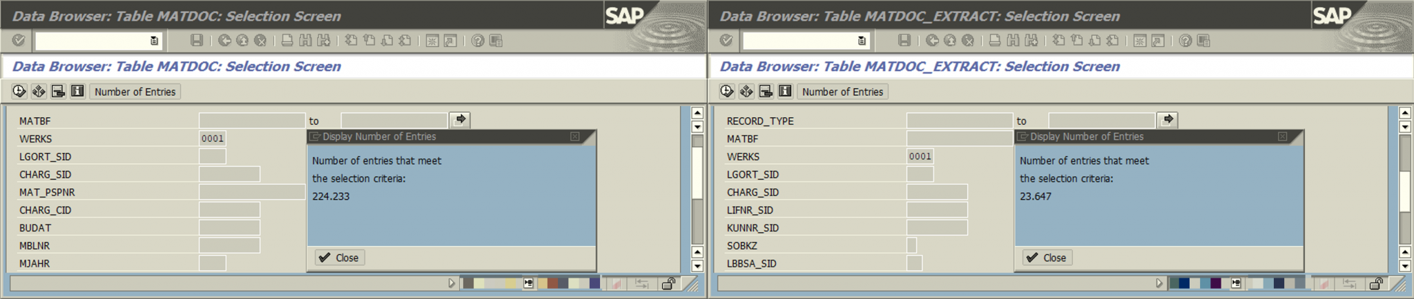SAP S/4HANA NSDM: Simplified Inventory Management Tables
