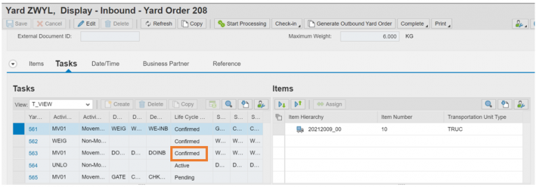 Dock Appointment Scheduling in SAP Yard Logistics