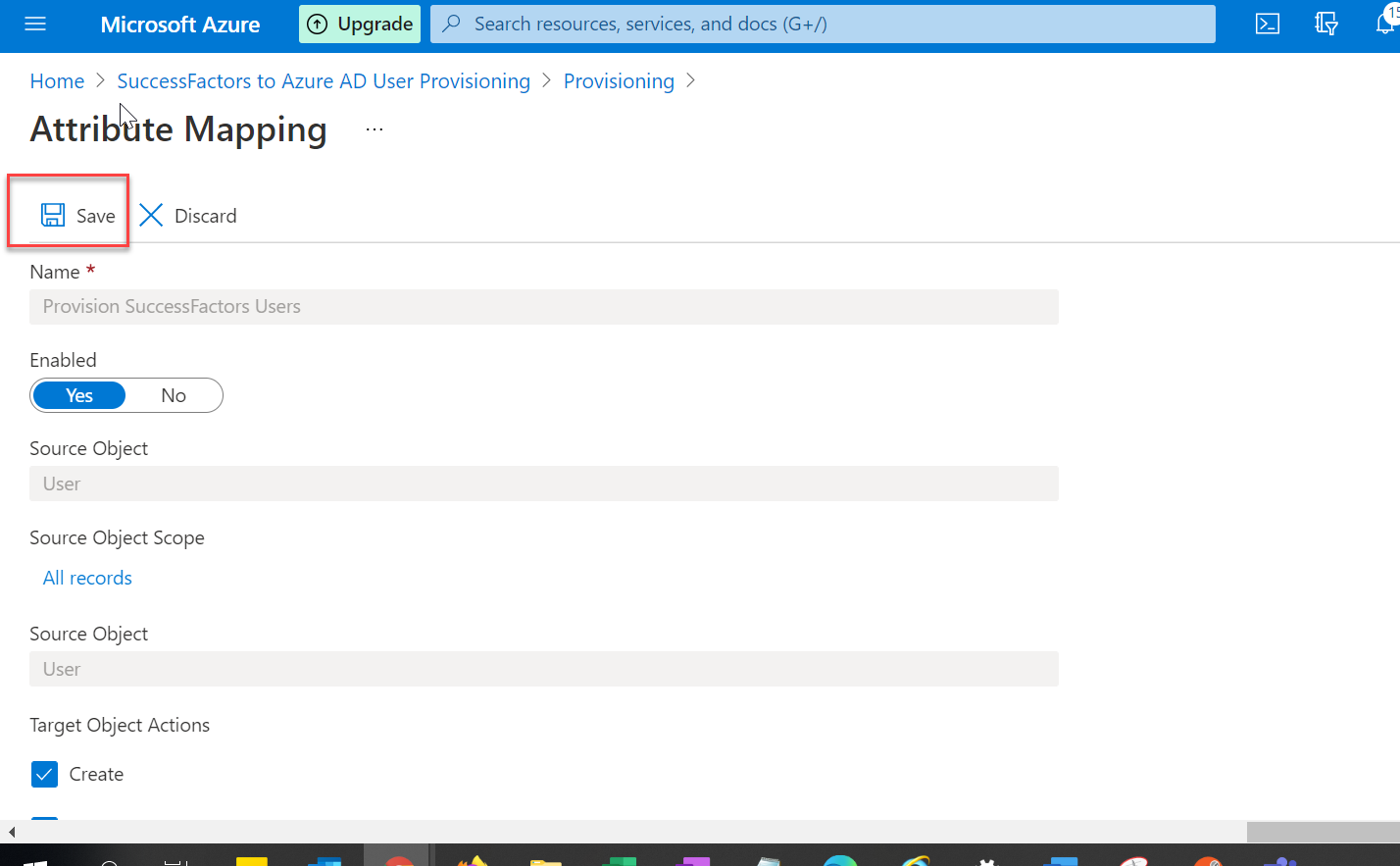 Bidirectional integration between SAP SuccessFactors & Azure Active Directory in Microsoft Azure ...