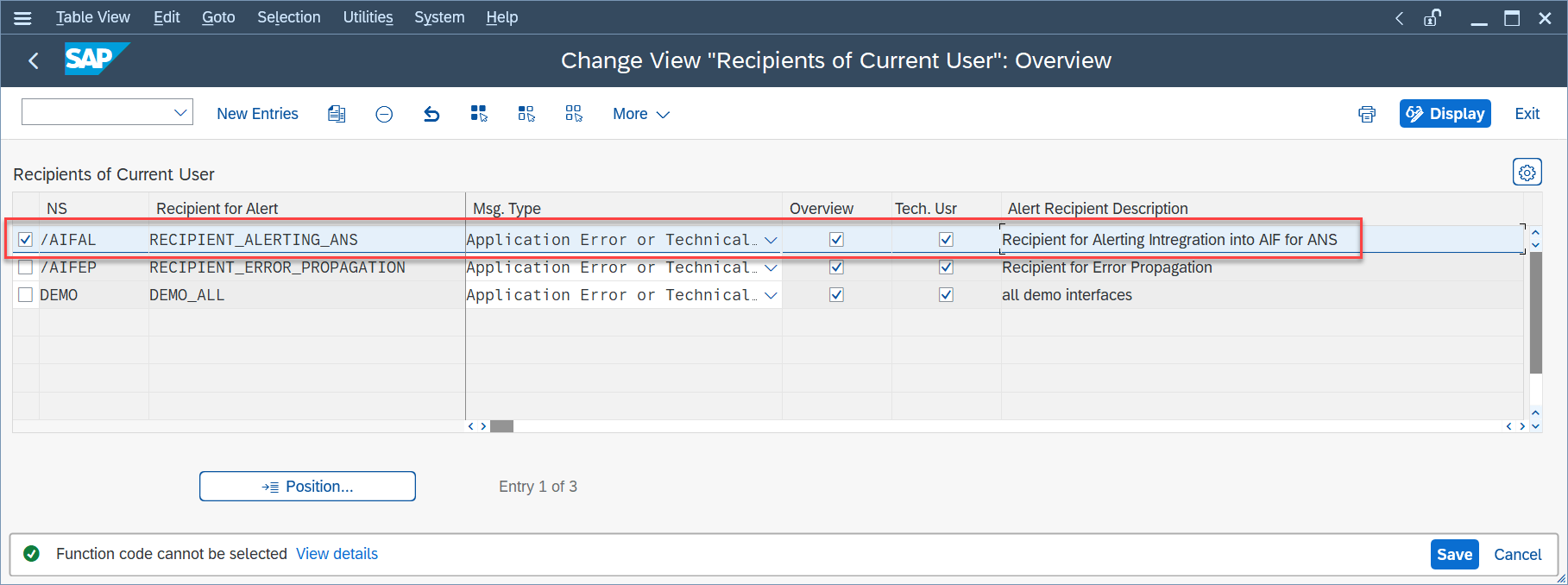 Streamlining SAP AIF Alerts with Alert Notification Service