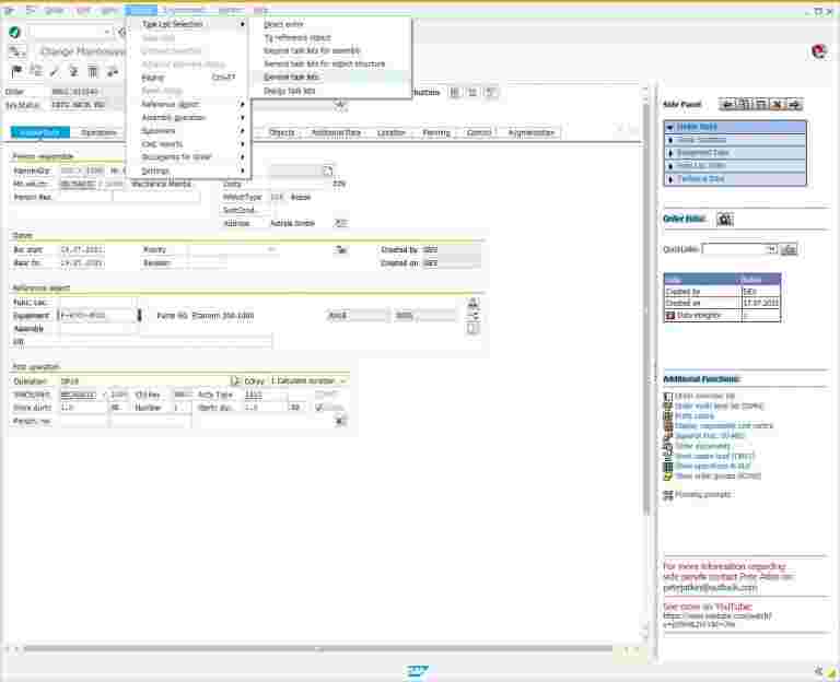 PM/CS: Creating a Configurable General Task List - ERP Q&A
