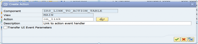 Table with Link to action UI element in Webdynpro - ERP Q&A