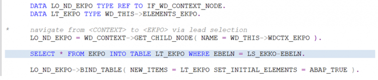 Table with Link to action UI element in Webdynpro - ERP Q&A