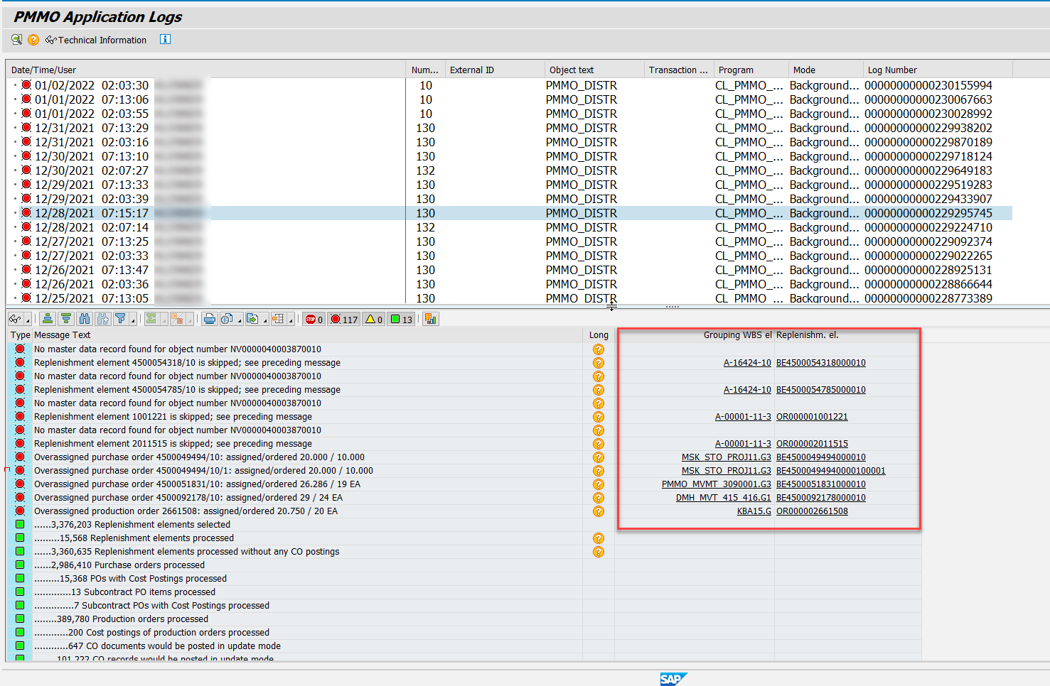 Application Log Enhancements in Project Manufacturing Management and ...
