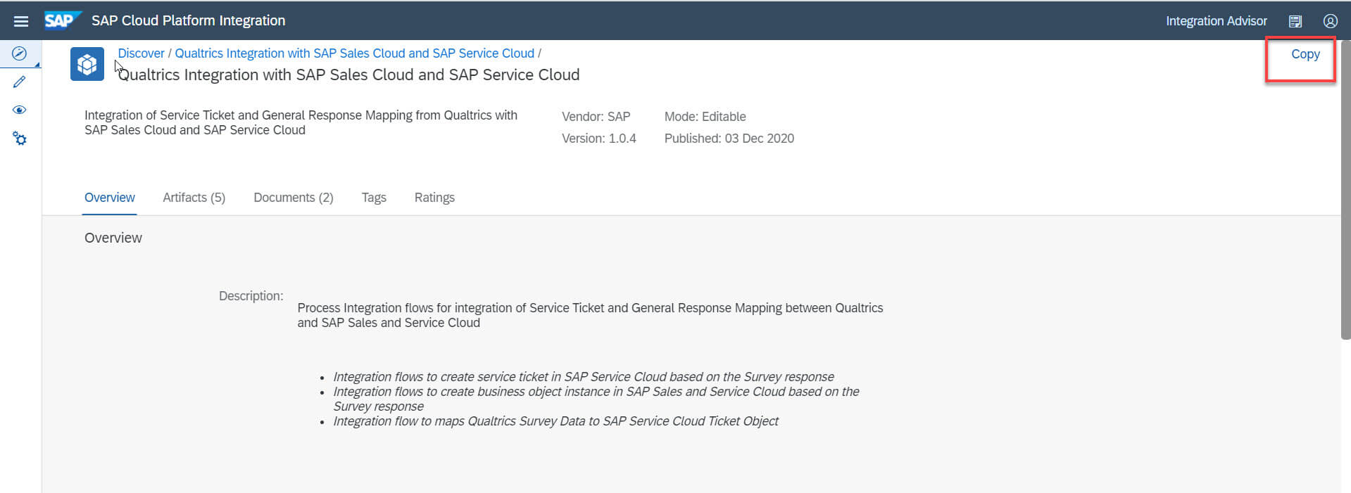 Create SAP Service Cloud Ticket from Qualtrics Survey