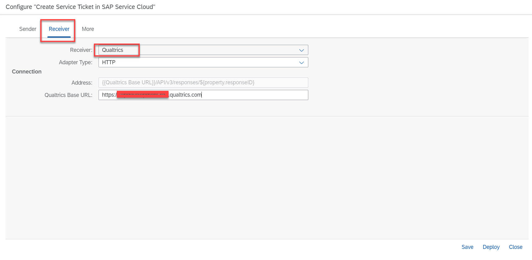 Create SAP Service Cloud Ticket from Qualtrics Survey