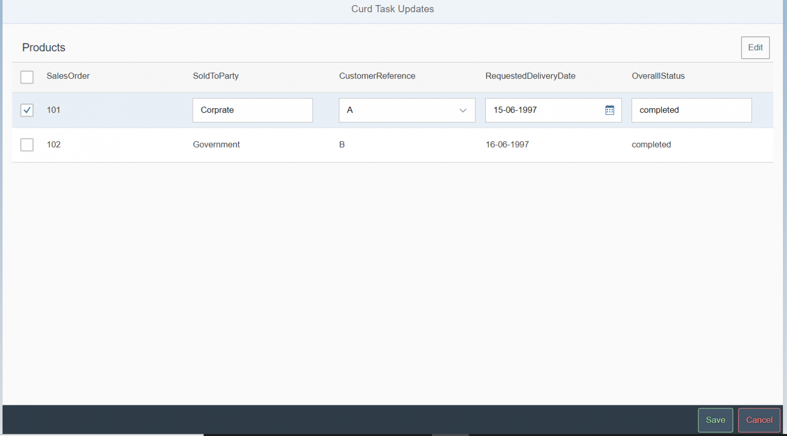 CRUD Operations using json data in Sapui5 - ERP Q&A