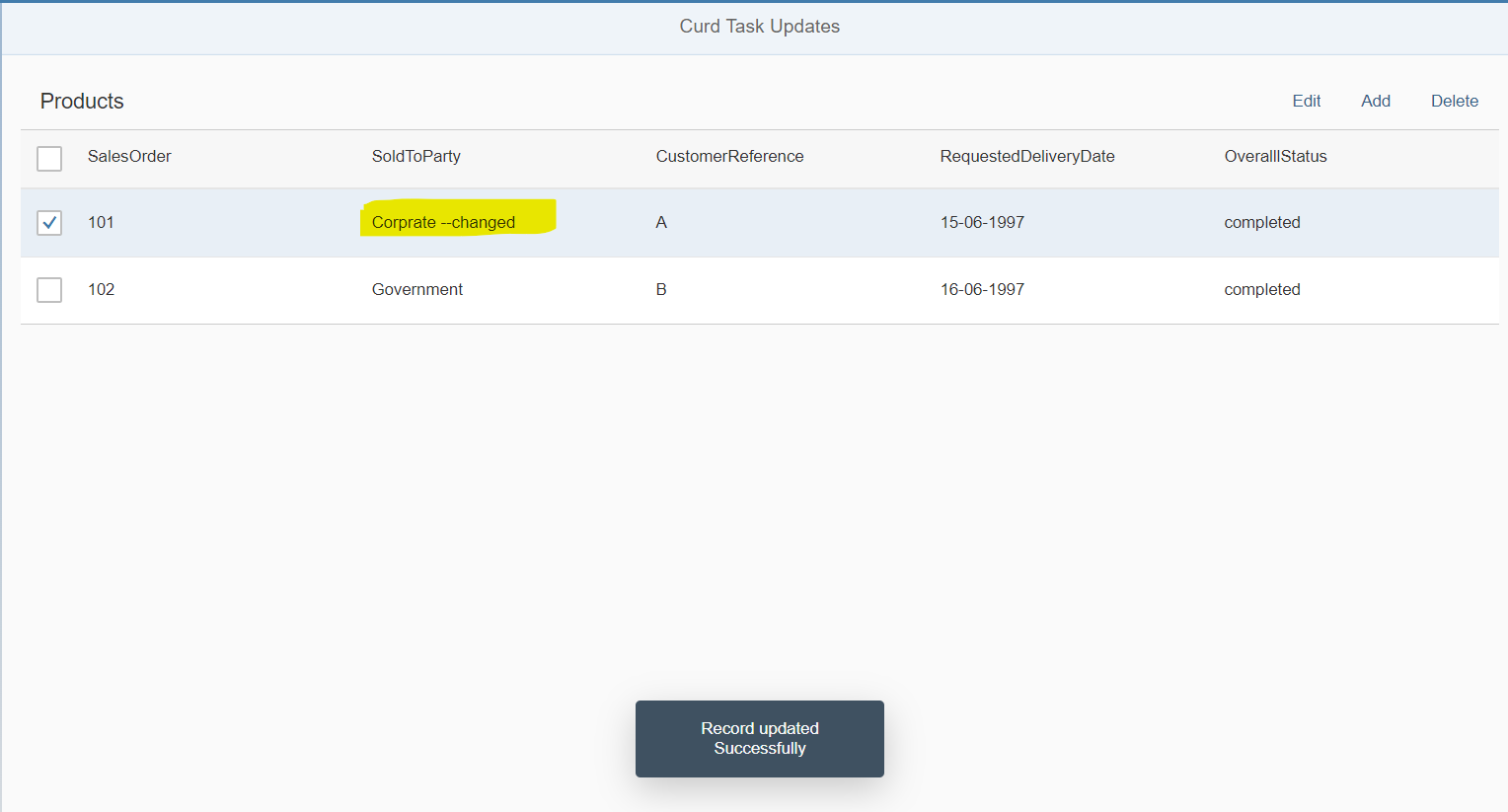 CRUD Operations using json data in Sapui5 - ERP Q&A