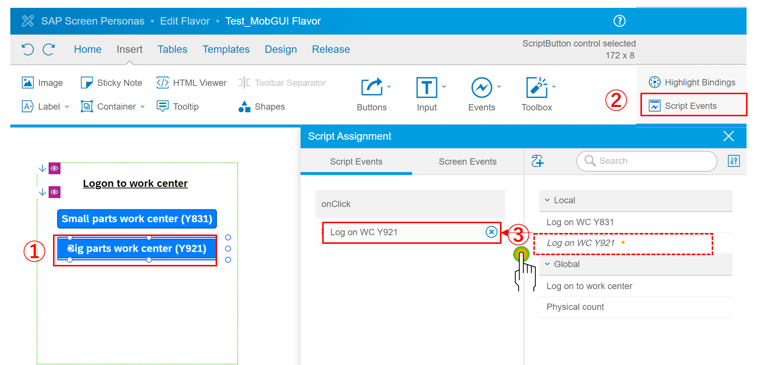 Personalize SAP EWM RFUI Screen with EWM_MOBGUI Service