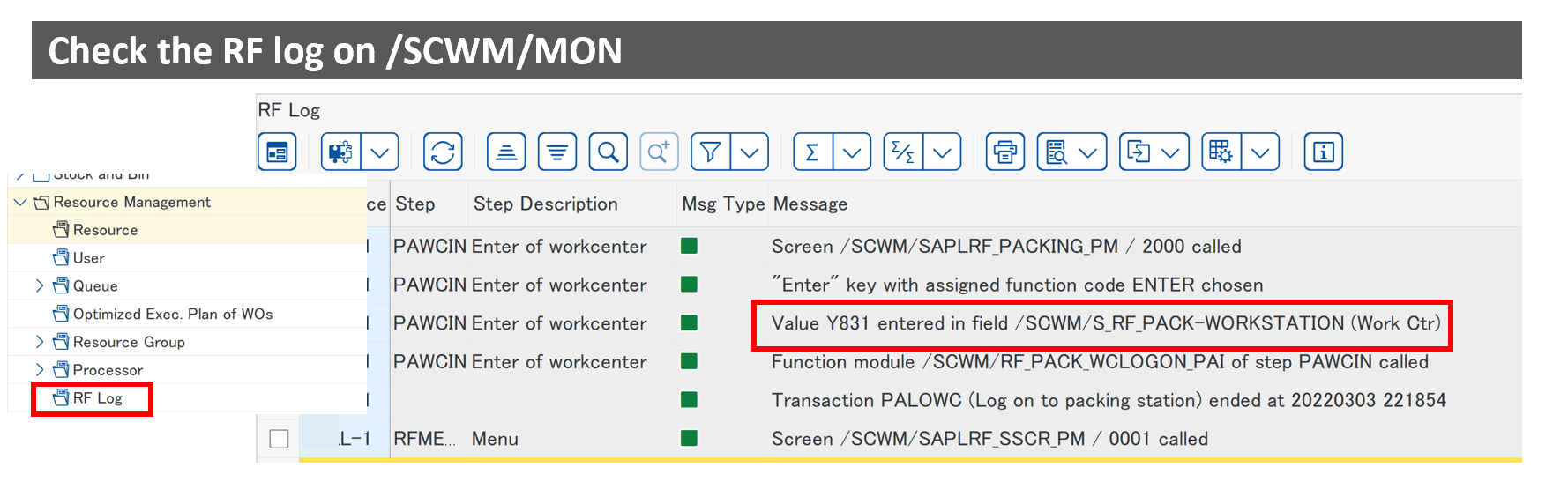 Personalize SAP EWM RFUI Screen with EWM_MOBGUI Service