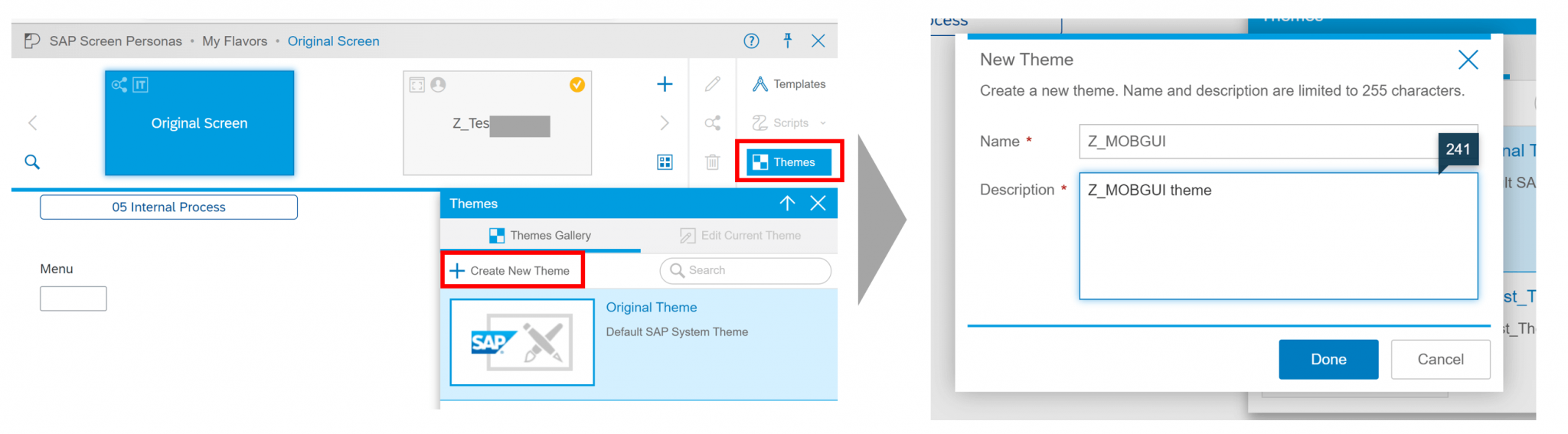 Personalize SAP EWM RFUI Screen with EWM_MOBGUI Service