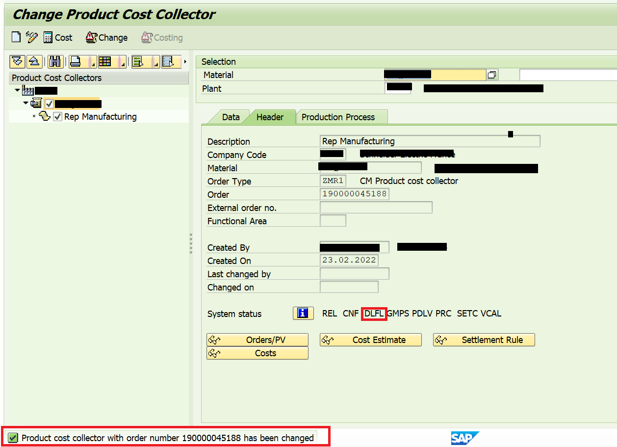 Convert Repetitive Manufacturing into Discrete Manufacturing Process