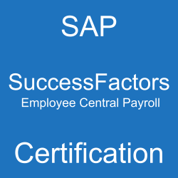 SAP SuccessFactors for Employee Central Payroll Certification ...