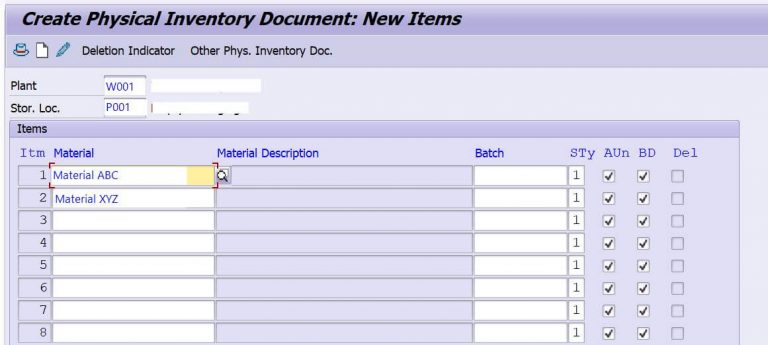 Compare Physical Inventory IM – WM – EWM