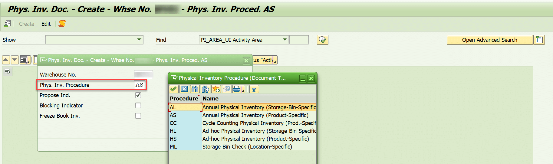 Compare Physical Inventory IM – WM – EWM