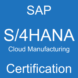 SAP S/4HANA Cloud Manufacturing Certification Preparation Guide