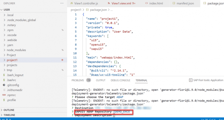 Deploy The Ui5 Fiori App On Sap Abap Repository With Bas And Webide