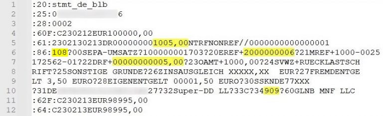 Direct Debit Returns in Bank Statement - ERP Q&A