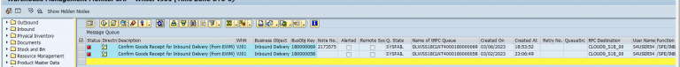 Queue Contents Editing for Failed Queues from EWM to ERP - ERP Q&A