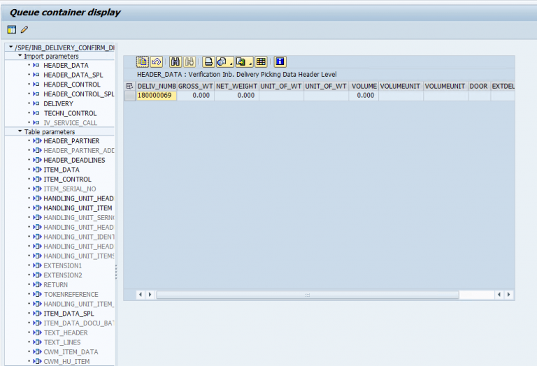 Queue Contents Editing for Failed Queues from EWM to ERP