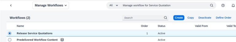 Approval Workflow for Service Quotation