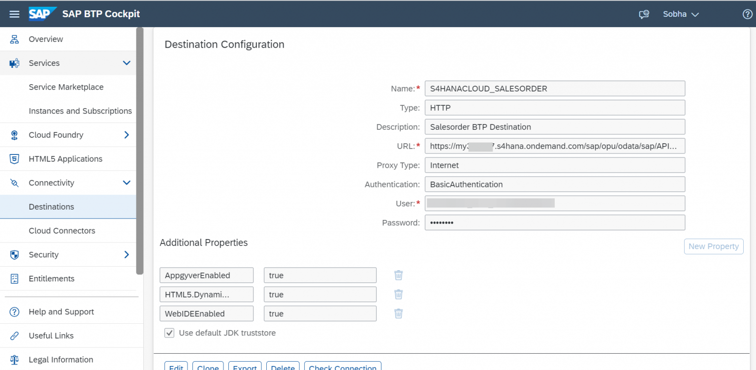 BTP Destinations and SAP Build Apps to integrate SAP C4C & S/4HANA