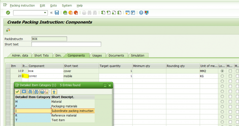 Handling unit in Production Planning – Step by Step guide - ERP Q&A