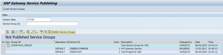 How to call a BW ABAP-Backend from SAC Analytic Application